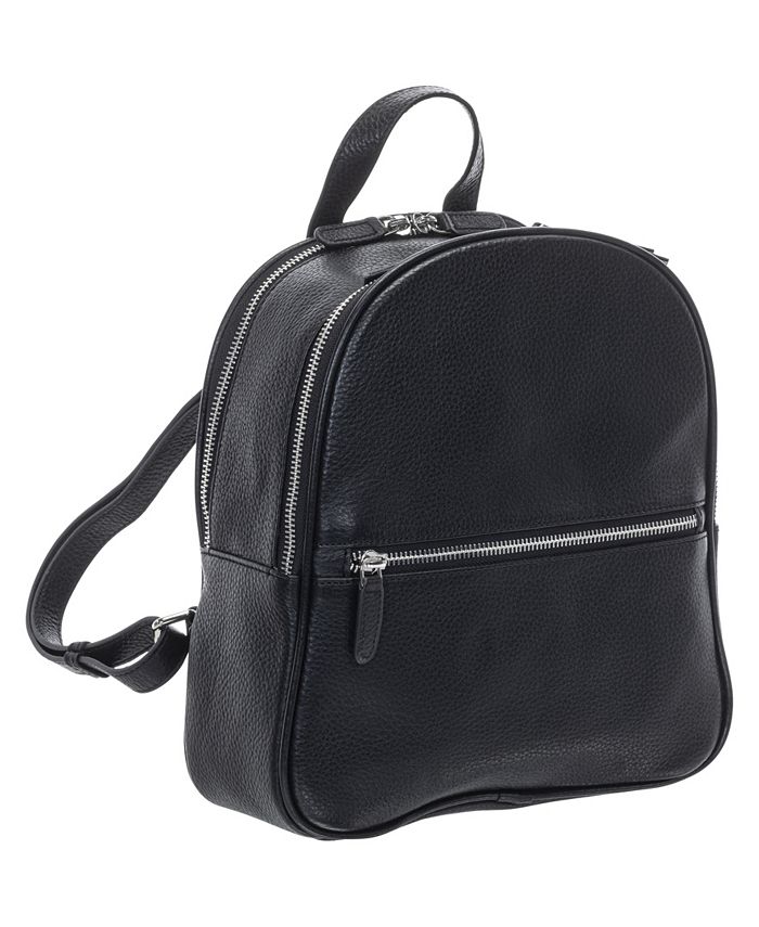 Mancini Women's Pebbled Audrey Backpack - Macy's
