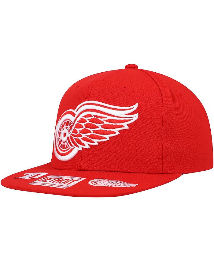 Mitchell & Ness Men's Red Detroit Red Wings Vintage-Inspired Hat Trick ...