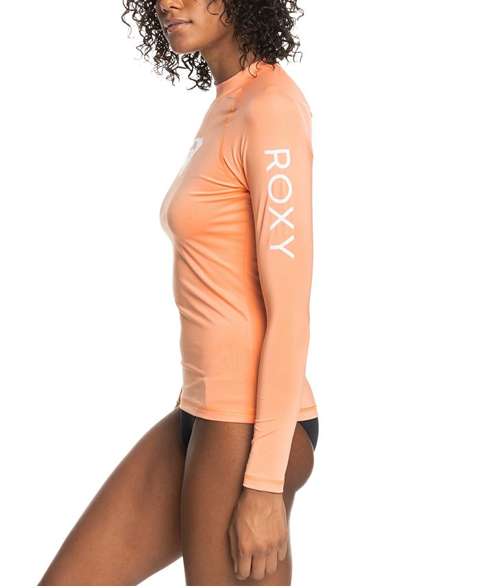 Roxy Juniors' Whole Hearted Long-Sleeve Rashguard & Reviews - Swimsuits & Cover-Ups - Women - Macy's