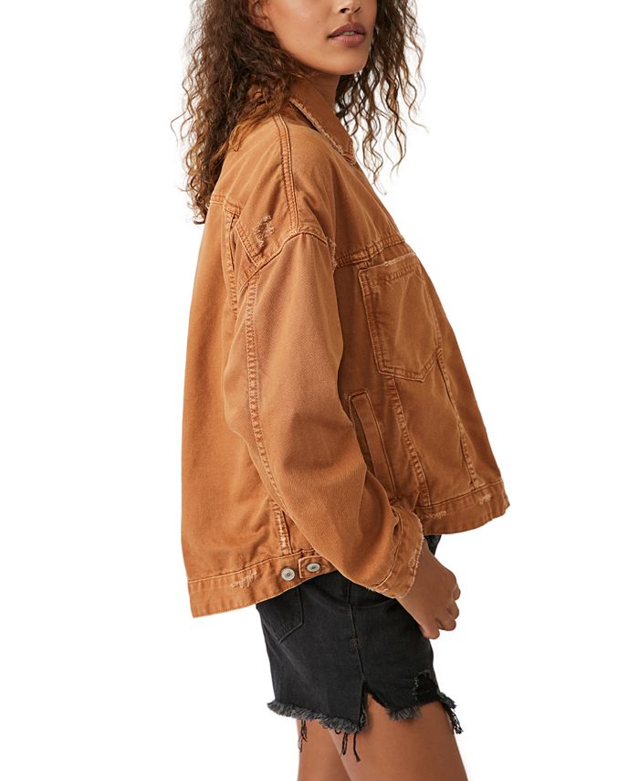Free People Women's Opal Swing Denim Jacket - Macy's