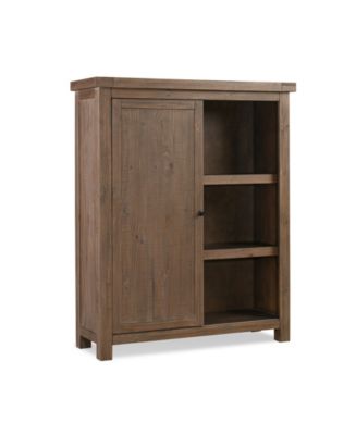 Autumn Flint Oak Home Office Bookcase - Macy's