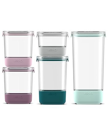 Ello Plastic Canister Set, 10 Piece - Macy's