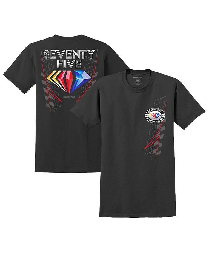E2 Apparel Men's Black NASCAR 75th Anniversary T-shirt - Macy's