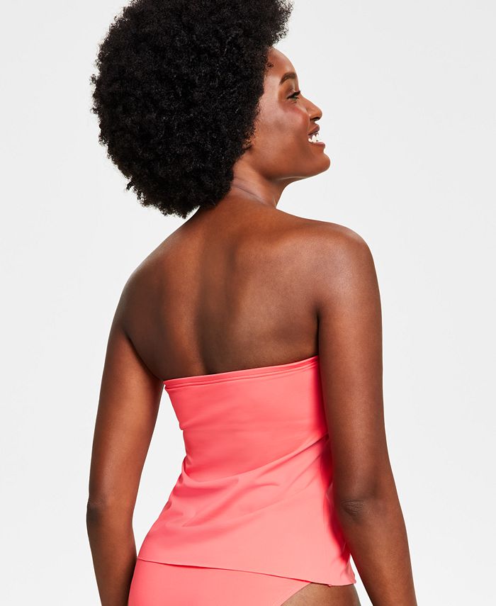 Vince Camuto Strapless Draped Tankini Top & Reviews - Swimsuits & Cover ...