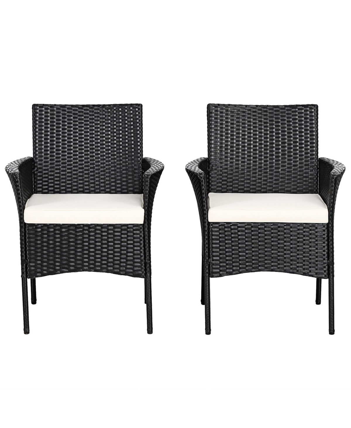 Click here for Costway 2PCS Chairs Outdoor Patio Rattan Wicker Di... prices