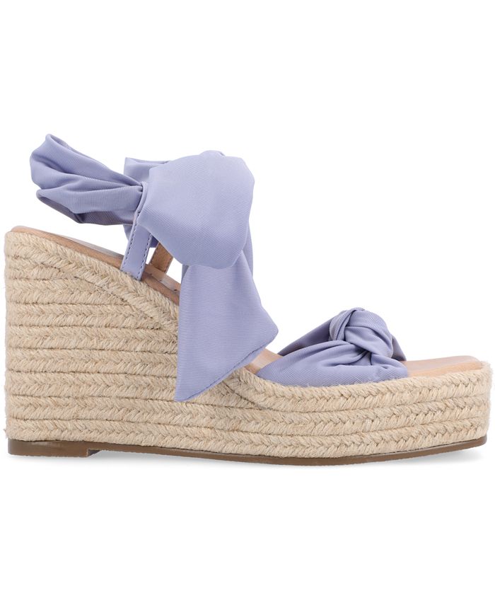 Journee Collection Women's Surria Platform Wedge Sandals - Macy's