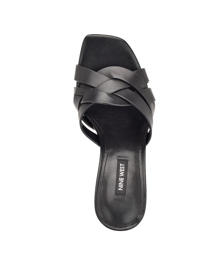 Nine West Women's Linette Slip-on Heeled Slide Sandals - Macy's