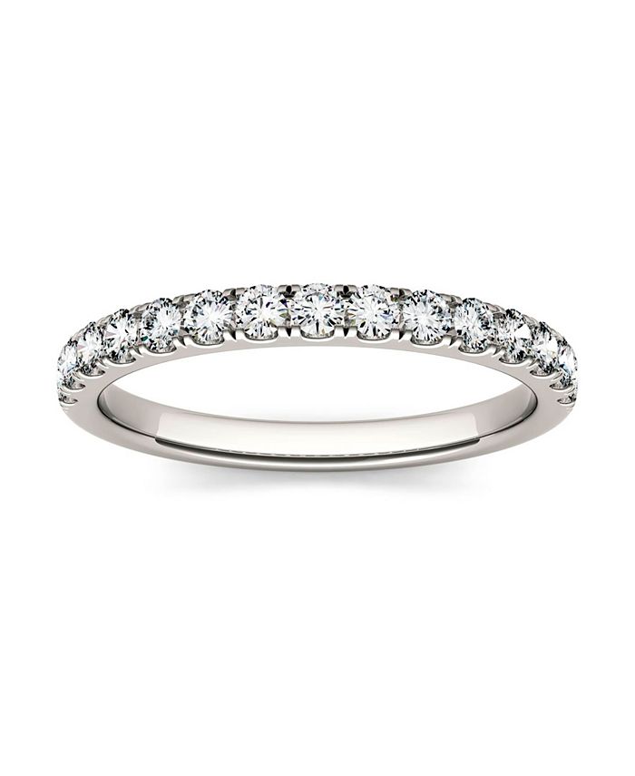 Charles & Colvard Moissanite Wedding Band (3/8 ct. t.w. Diamond ...