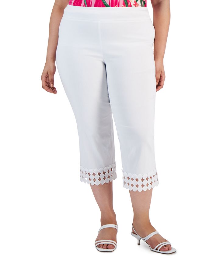 Jm Collection Plus Size Pull On Capri Pants Created For Macys Macys