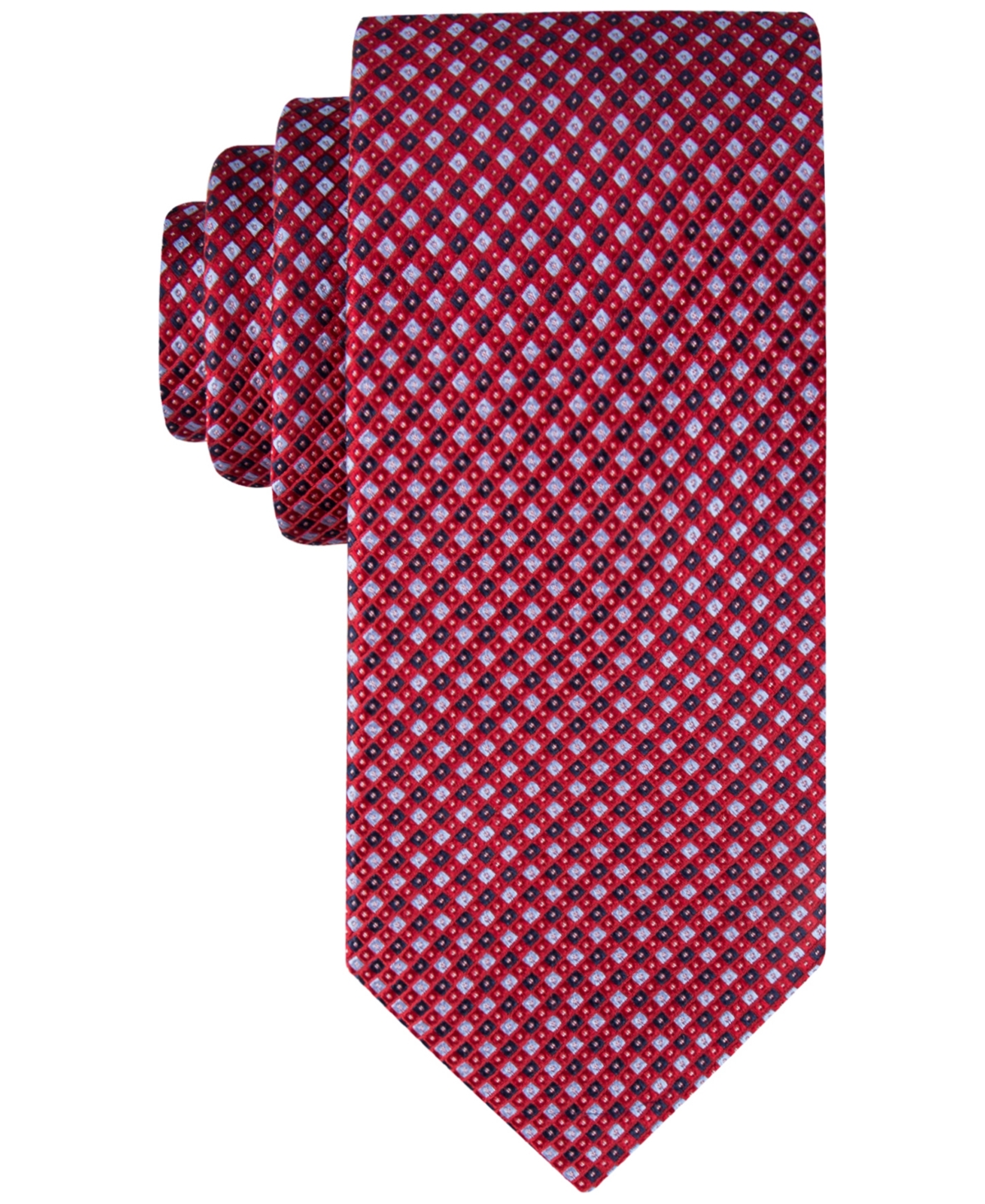 Click here for Tommy Hilfiger Mens Core Micro-Dot Tie - Red prices