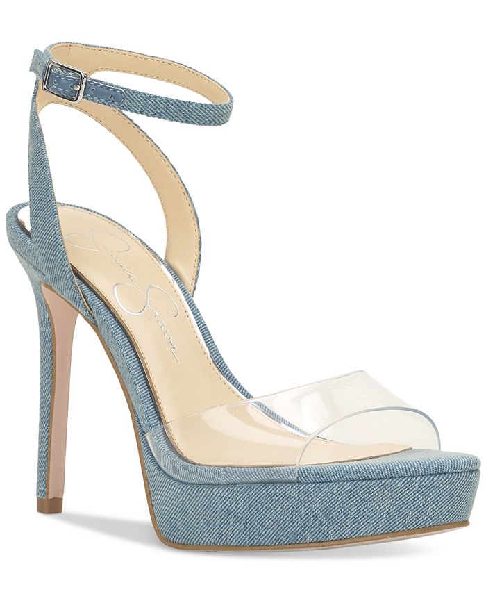 Jessica Simpson Camisha Ankle-Strap Platform Sandals - Macy's