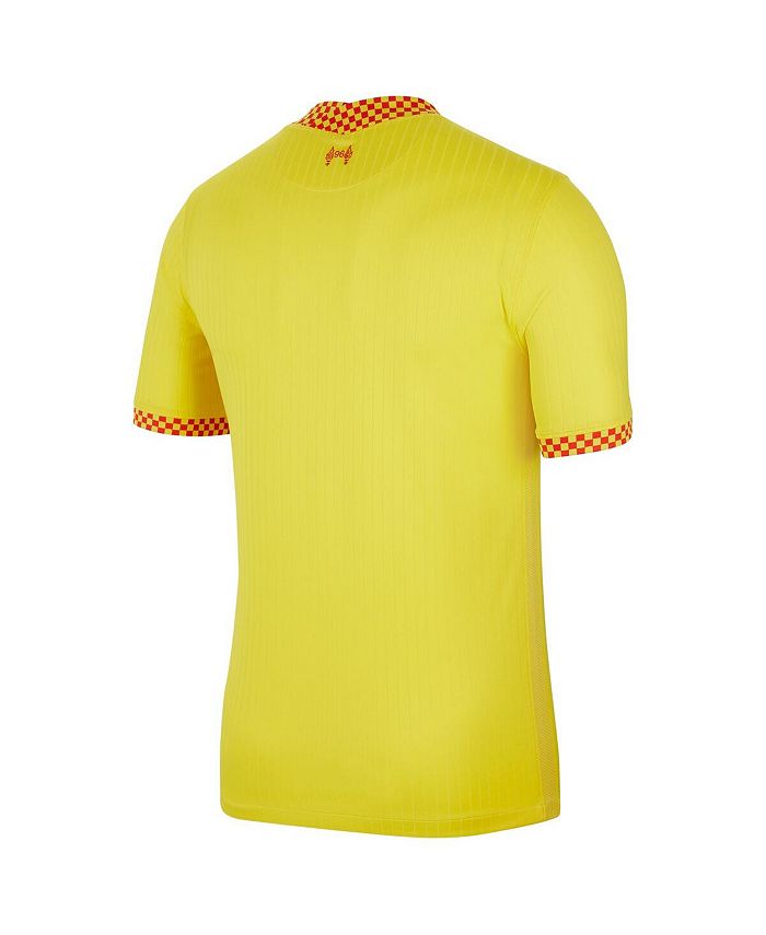 Nike Men's Yellow Liverpool 2021/22 Third Breathe Stadium Jersey - Macy's