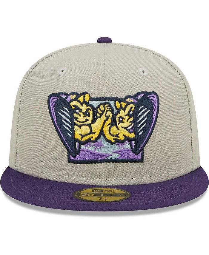 New Era Men's Gray Fort Myers Mighty Mussels Authentic Collection Team ...