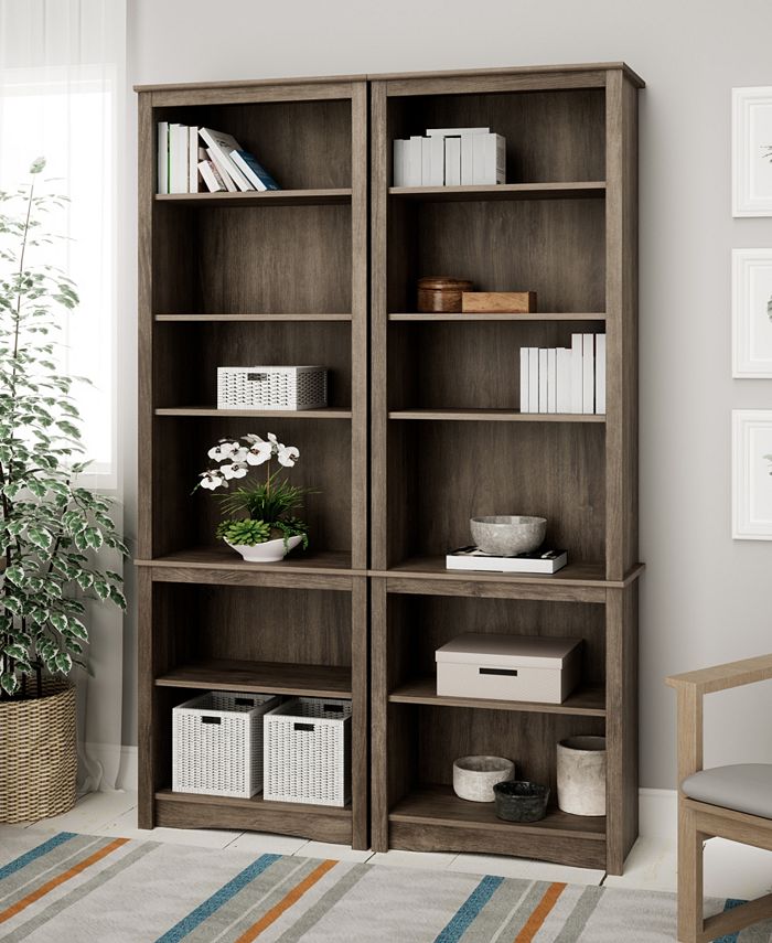 Prepac Tall 6-Shelf Bookcase - Macy's