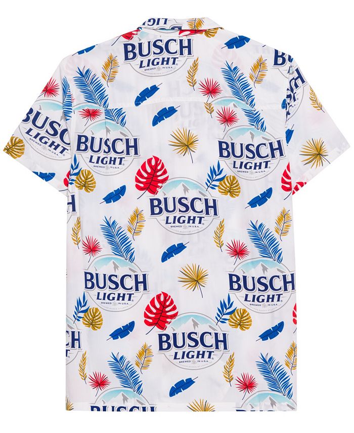 Hybrid Men's Busch Beer Short Sleeves Woven Shirt - Macy's