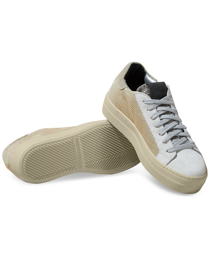 P448 Women's Thea Lace-Up Low-Top Sneakers - Macy's