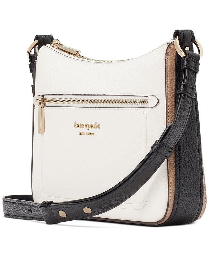 kate spade new york Hudson Colorblocked Pebbled Leather Crossbody - Macy's