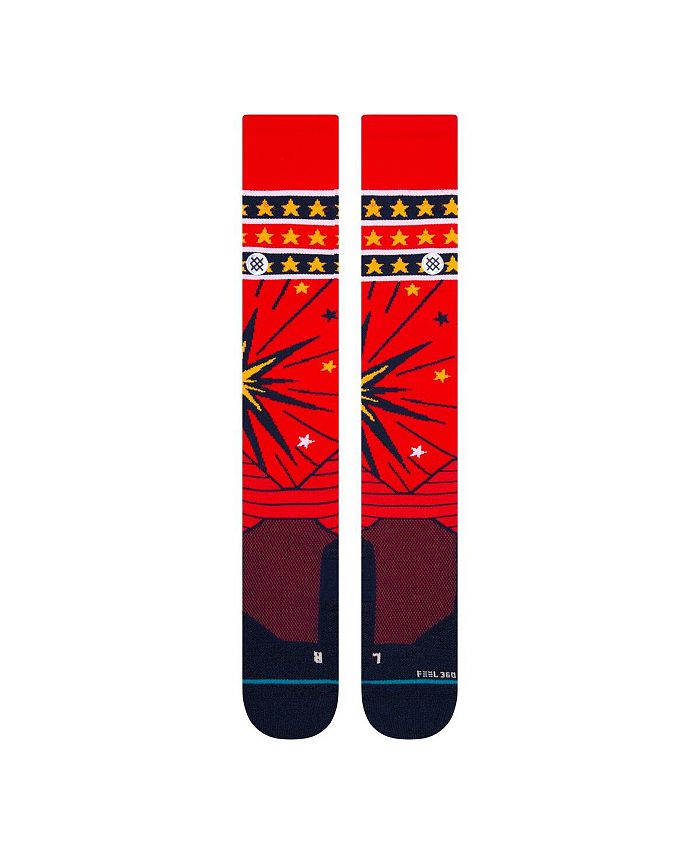 Stance Men's Red MLB 2022 4th of July Over the Calf Socks - Macy's