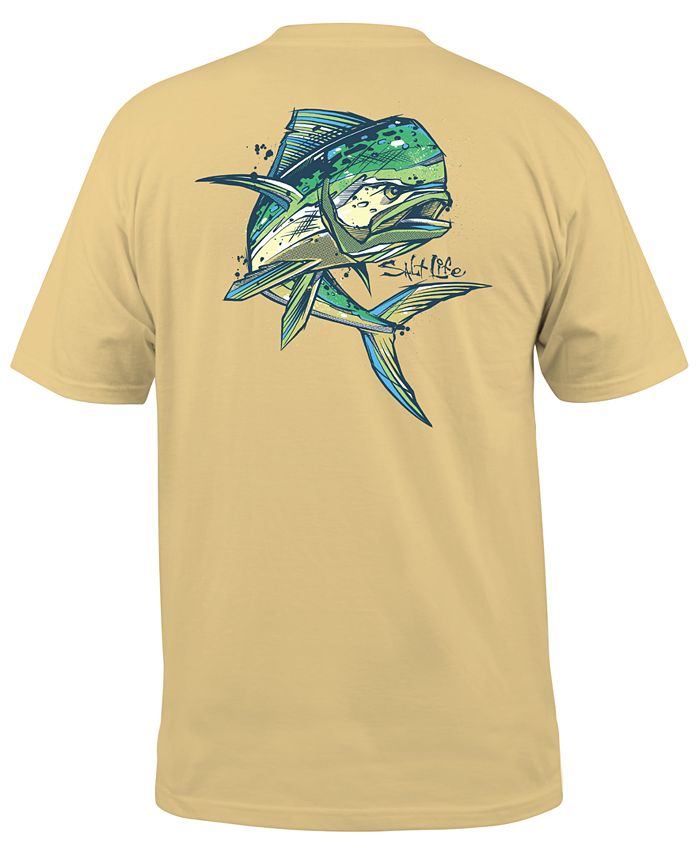 Salt Life Men's Salt Life Artsy Mahi Graphic T-Shirt - Macy's