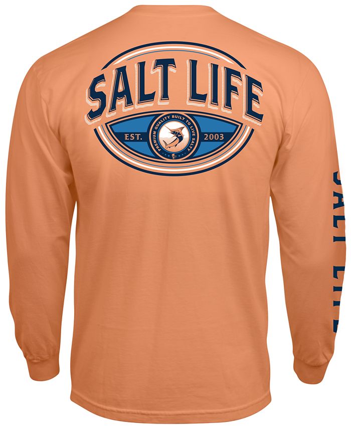 Salt Life Men's Salt Life Built Salty Graphic Long-Sleeve T-Shirt - Macy's
