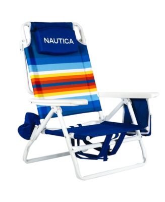 Nautica 5 Position Beach Chair - Macy's