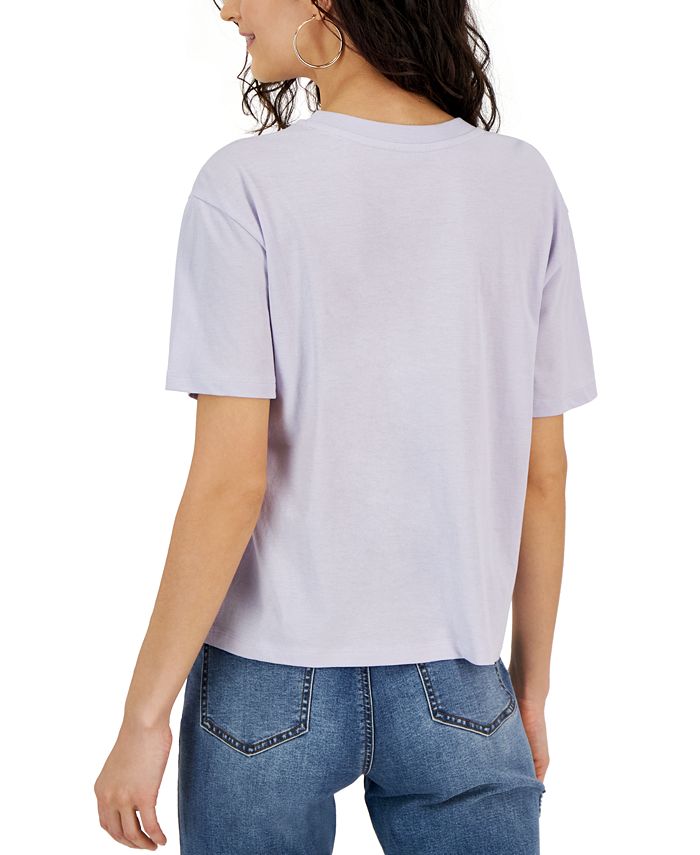Rebellious One Juniors' Butterfly Graphic Crewneck T-Shirt - Macy's