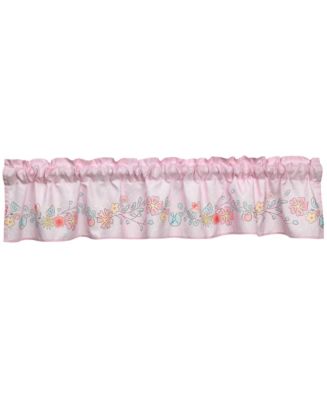 Lambs & Ivy Disney Princesses Pink Floral Window Valance - Macy's