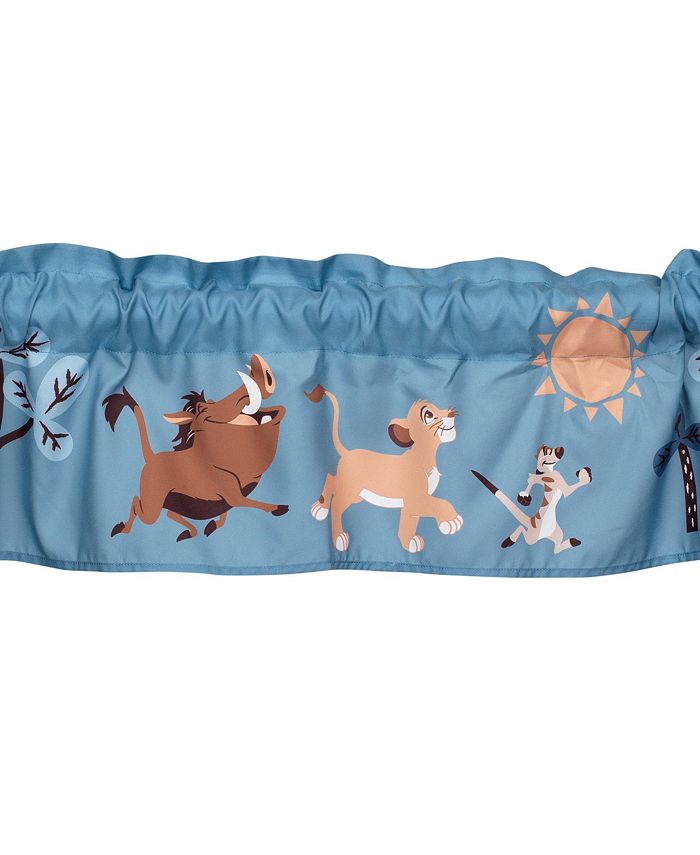 Lambs & Ivy Disney Baby Lion King Adventure Blue Simba/Timon/Pumbaa ...