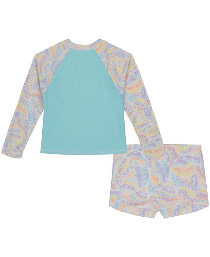 Nautica Baby Girl Long Sleeve Rash Guard Set, 2 Piece - Macy's