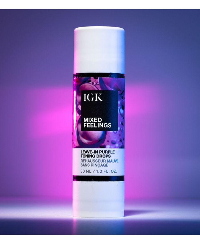 IGK Hair Mixed Feelings Leave-In Blonde Toning Drops - Macy's