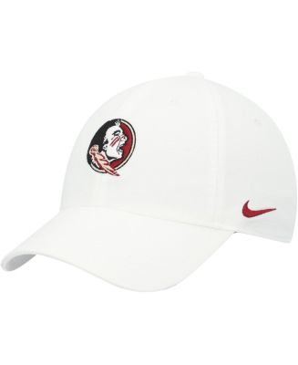 Men's Nike White Florida State Seminoles Heritage86 Logo Adjustable Hat ...