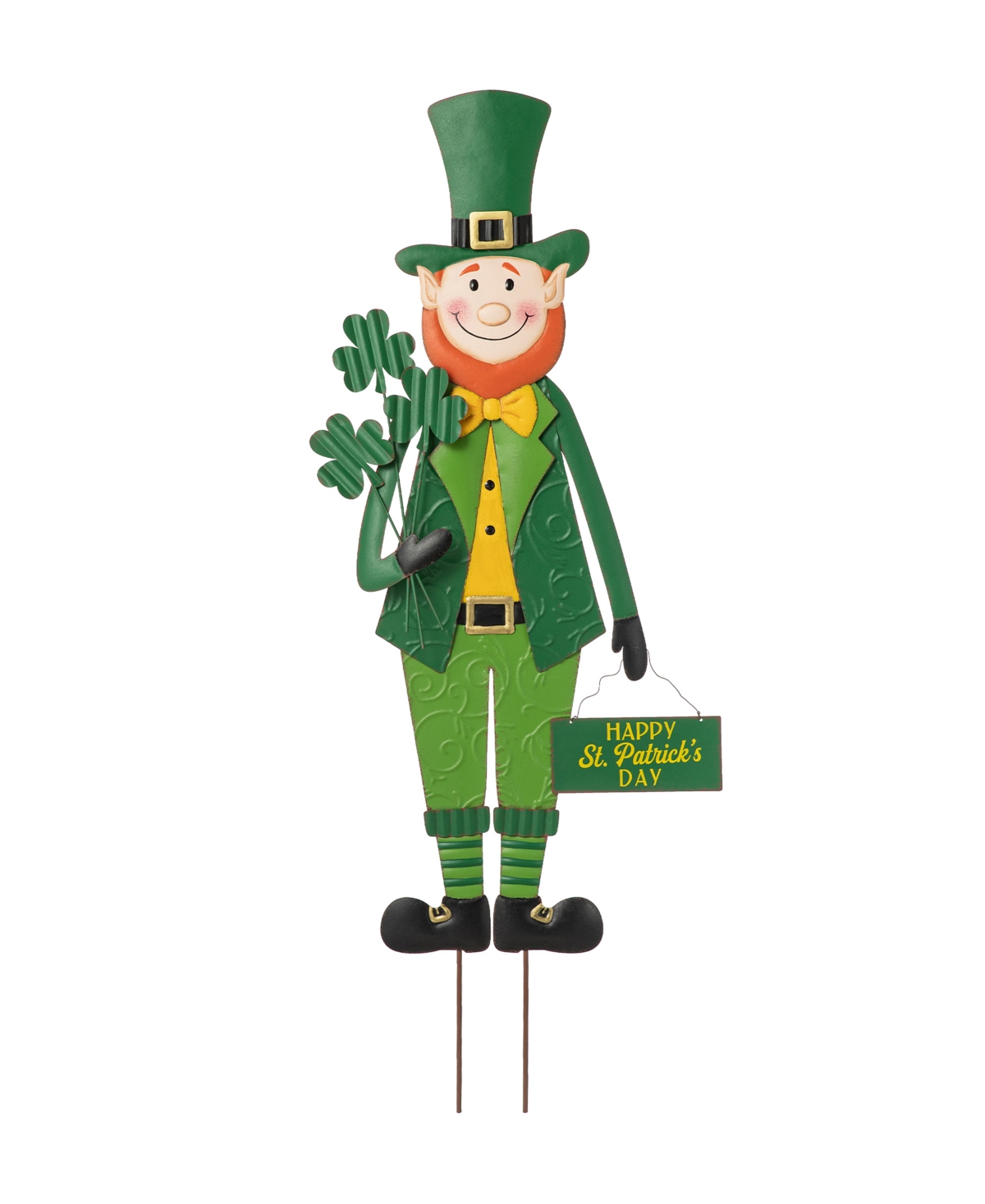 Click here for Glitzhome 36 H St. Patricks Metal Leprechaun Yard... prices