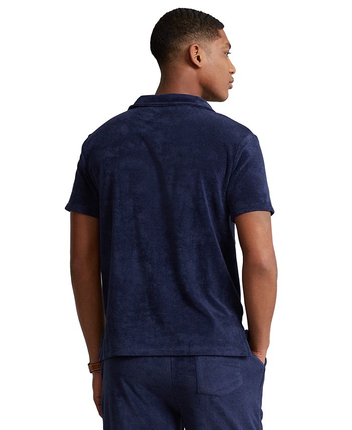 Polo Ralph Lauren Men's Cotton-Blend Terry Polo Shirt - Macy's