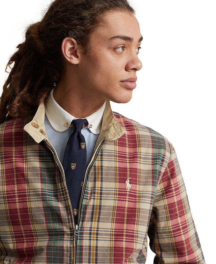 Polo Ralph Lauren Men's Reversible Harrington Jacket - Macy's