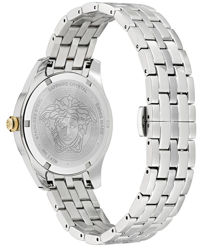 Versace Women's Swiss Greca Time Stainless Steel Bracelet Watch 35mm ...