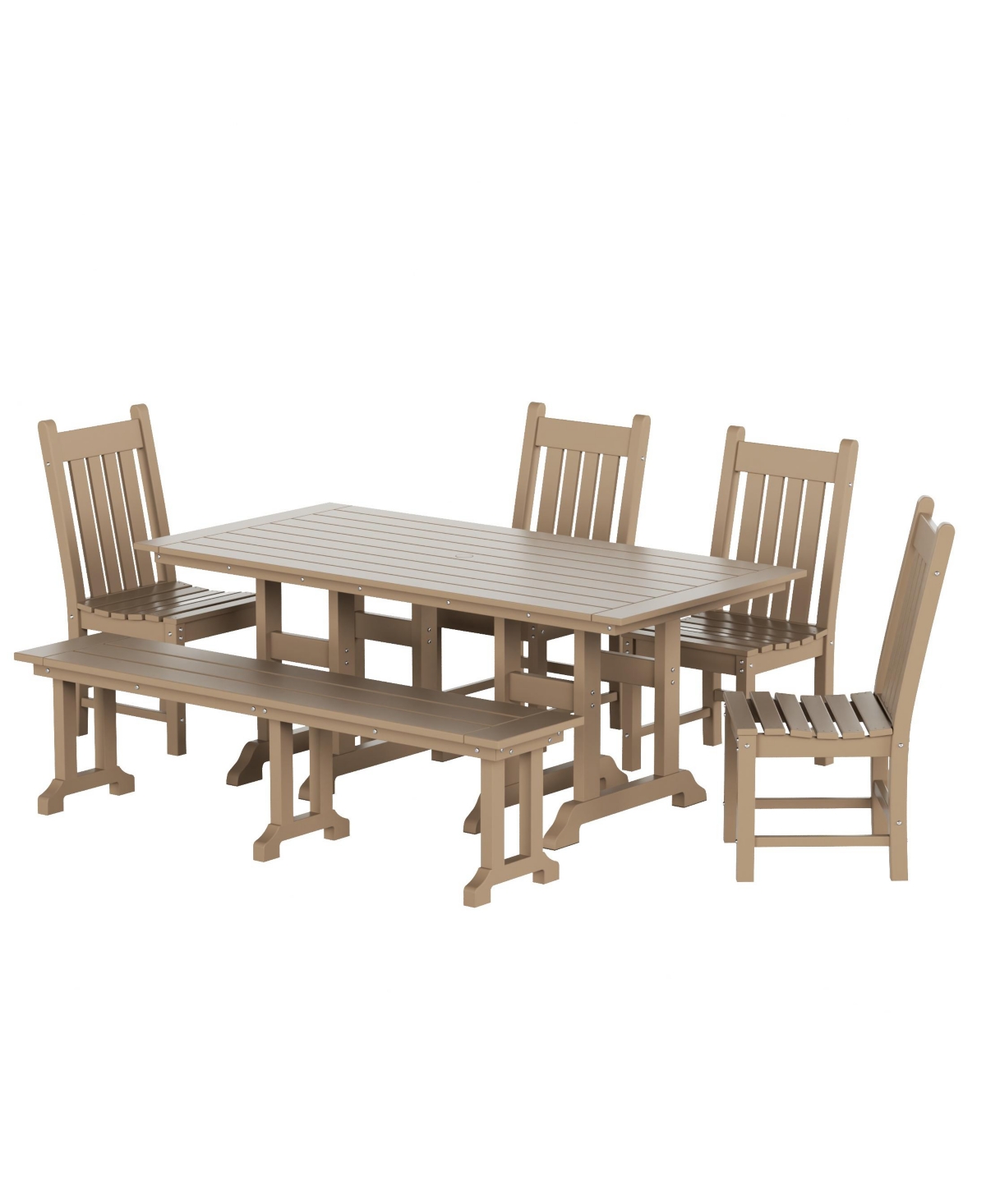 Click here for WestinTrends 6 Piece Outdoor Patio Dining Set Outd... prices