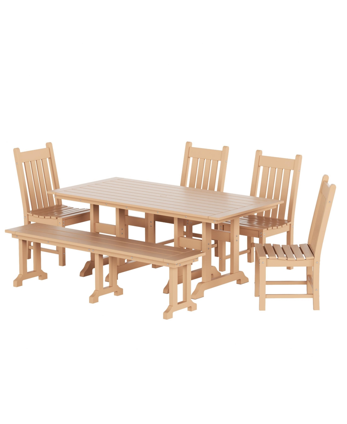 Click here for WestinTrends 6 Piece Outdoor Patio Dining Set Outd... prices