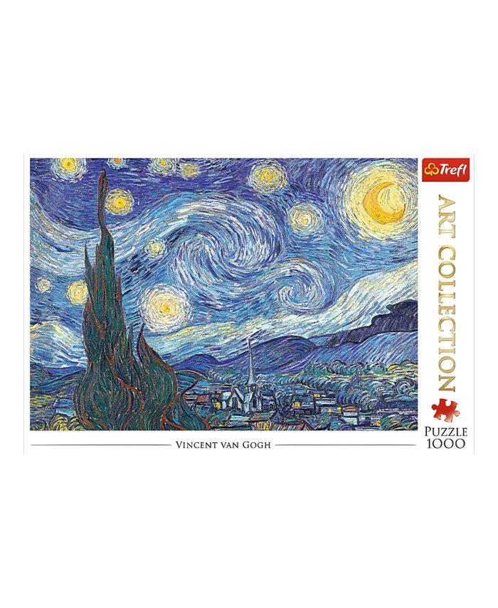 Trefl Red Art Collection 1000 Piece Puzzle- The Starry Night or ...