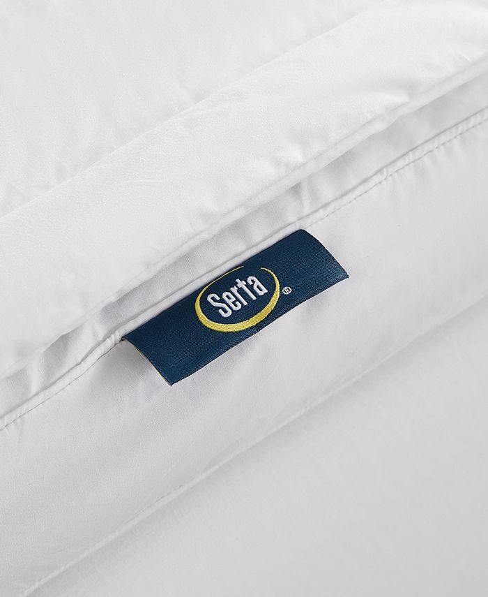 Serta HeiQ Cooling 3" White Downtop Featherbed, Full - Macy's