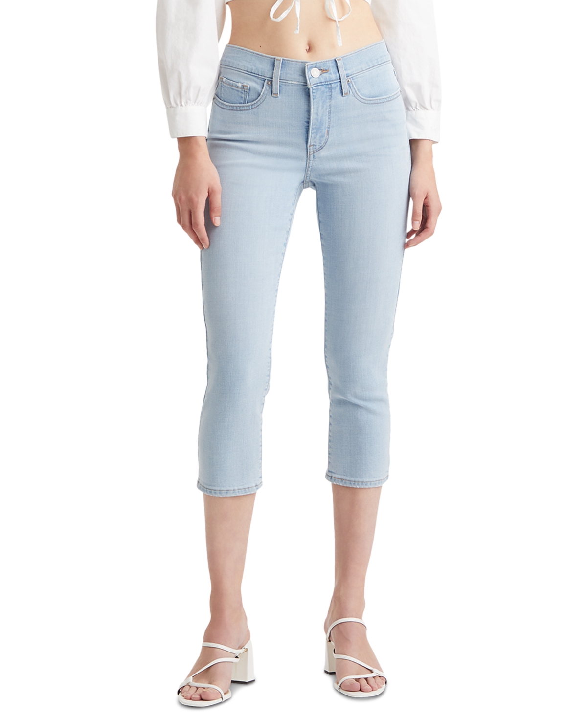 Click here for Levis 311 Shaping Skinny Mid Rise Capri Jeans - Sl... prices