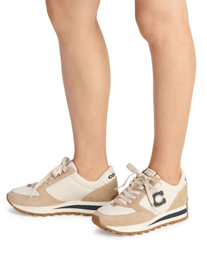 COACH Women's Runner "C" Lace Up Jogger Sneakers - Macy's
