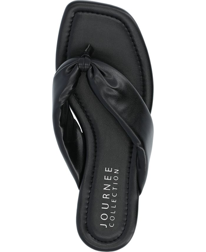 Journee Collection Women's Kyleen Puff Sandals - Macy's