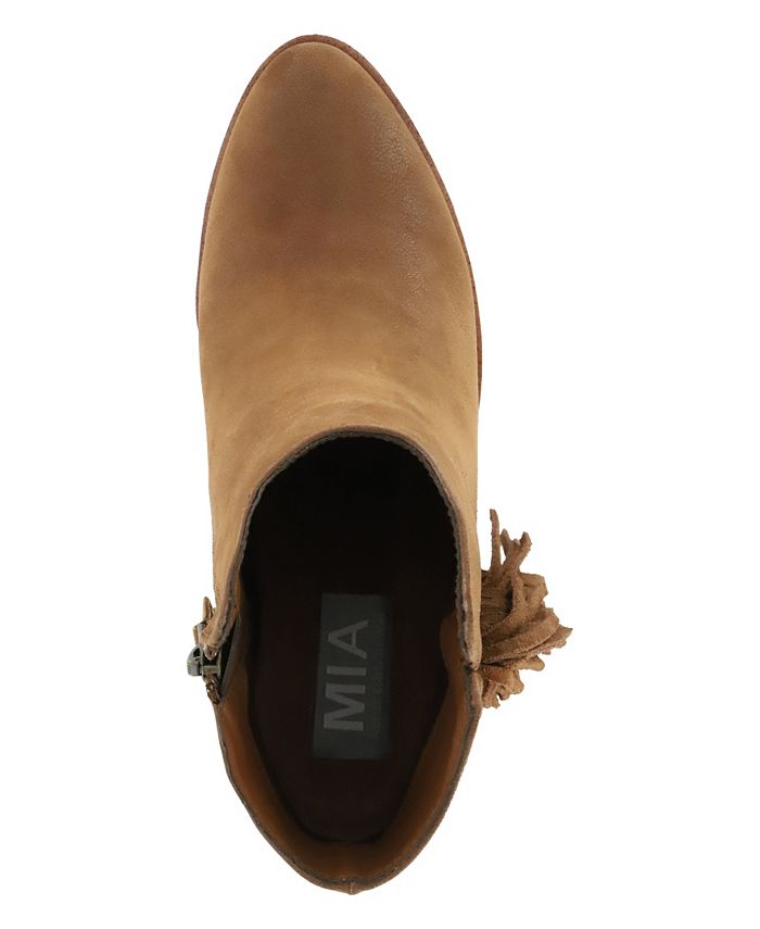 MIA Women's Cisco Pointed Toe Booties - Macy's