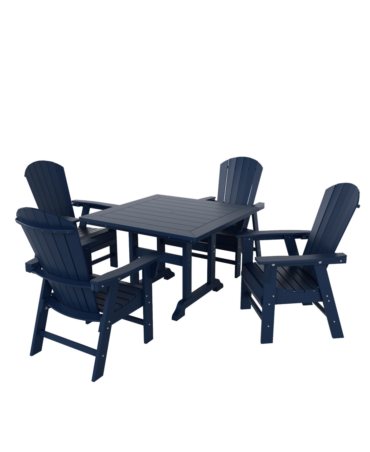Click here for WestinTrends 5 Piece Outdoor Patio Dining Square T... prices