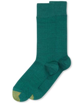 Gold Toe Men's Watson Merino Wool-Blend Ribbed Socks - Macy's