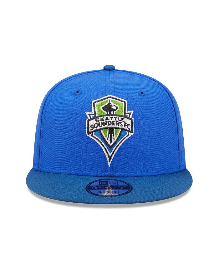 New Era Men's Blue Seattle Sounders FC Two-Tone 9FIFTY Snapback Hat ...