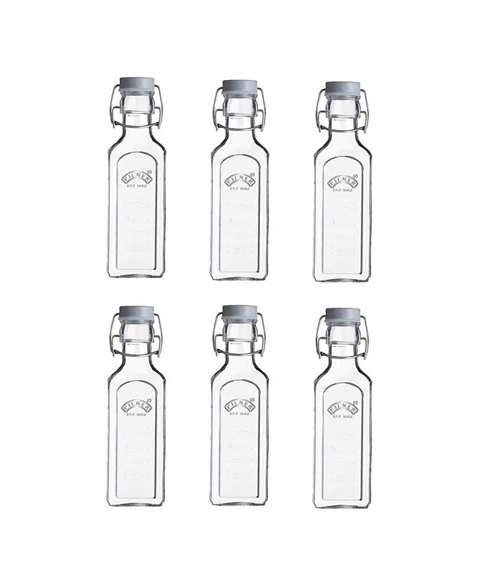 Kilner Clip Top Bottle 10 oz, Set of 6 - Macy's