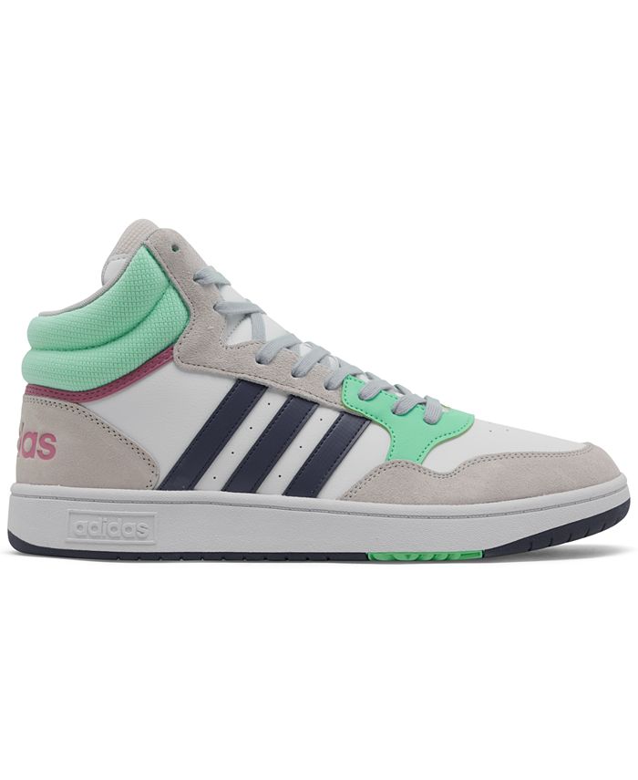 adidas Men's Hoops 3.0 Mid Classic Vintage-Like Casual Sneakers from ...