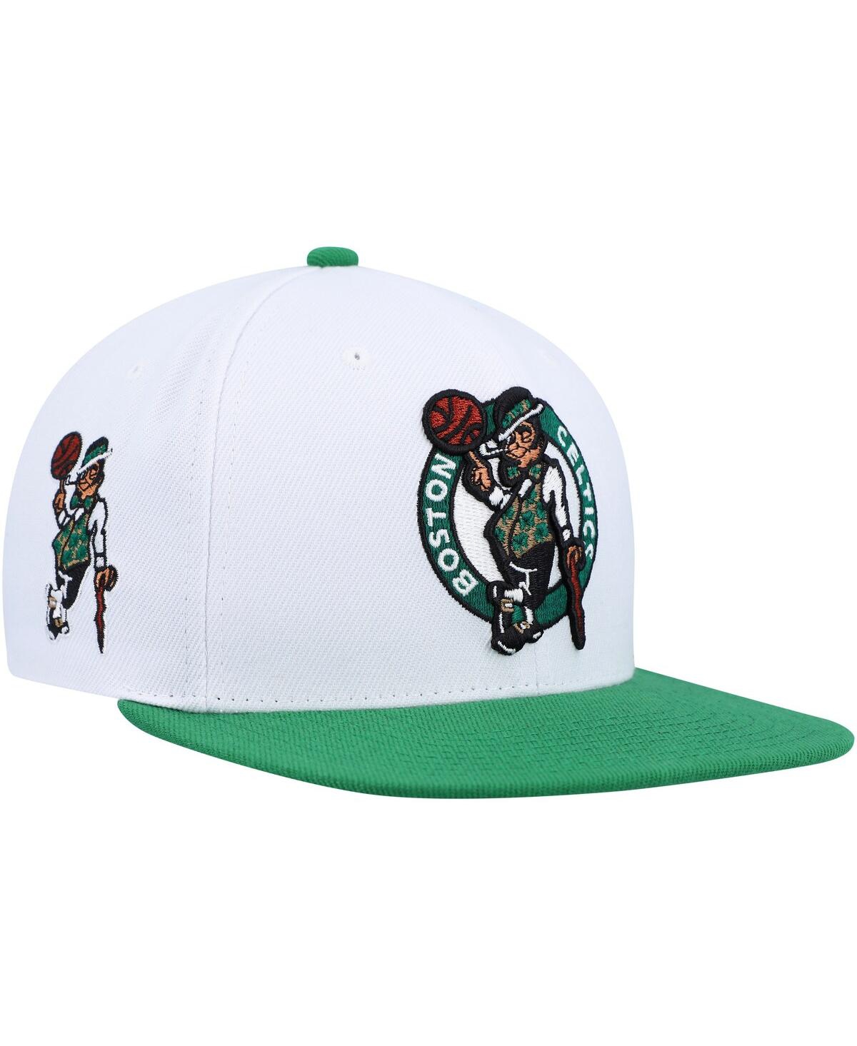 Click here for Mens Mitchell & Ness White  Green Boston Celtics S... prices