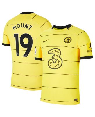 Men's Nike Mason Mount Yellow Chelsea 2021/22 Away Vapor Match Player ...